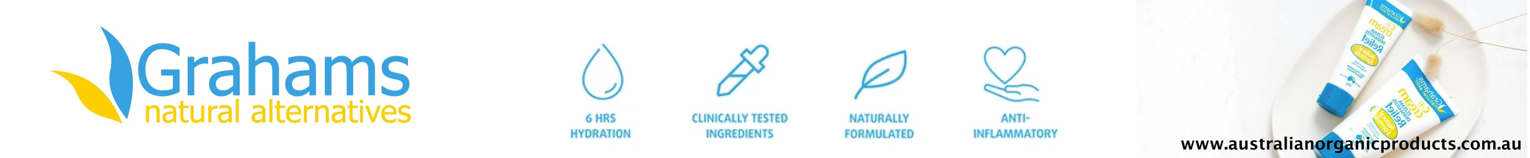 GRAHAMS NATURAL ALTERNATIVES | Buy the full range at AOP