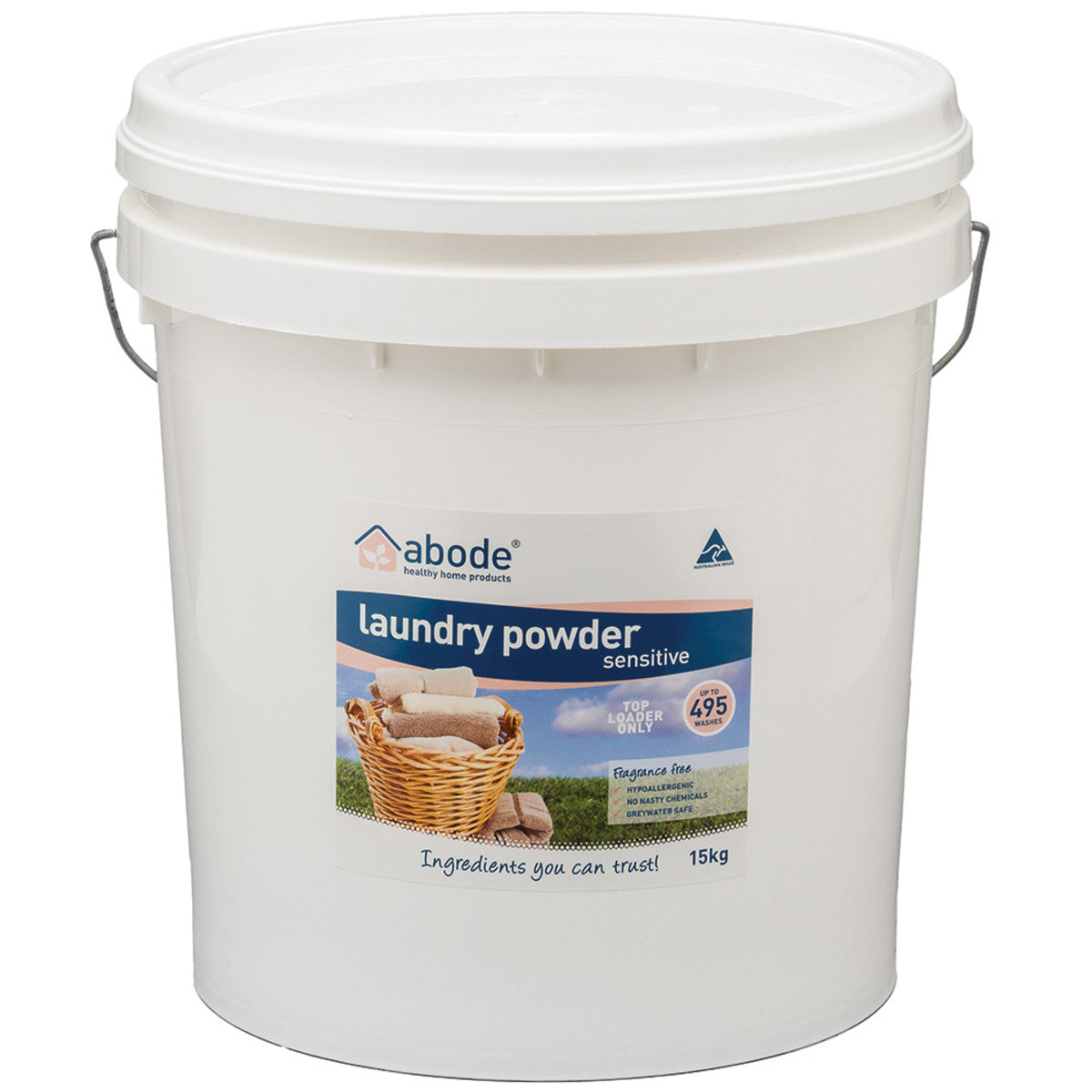 Abode Laundry Powder Zero 15kg – Australian Organic Products