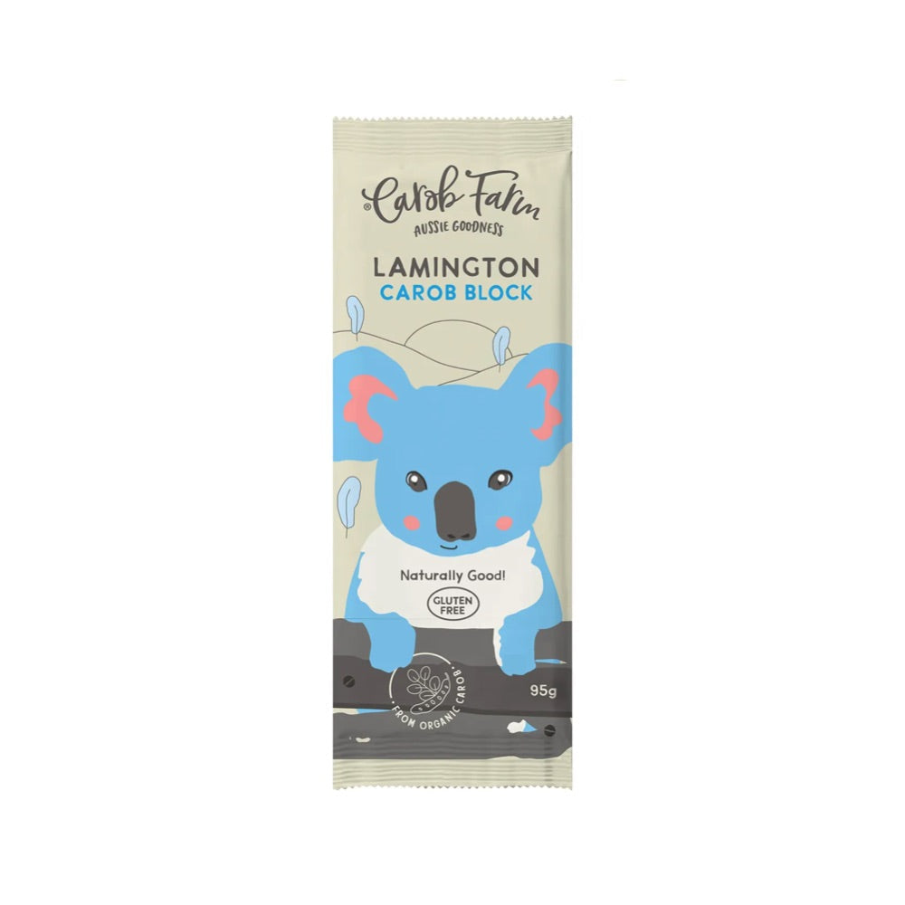 CAROB FARM Carob Block Lamington 95g
