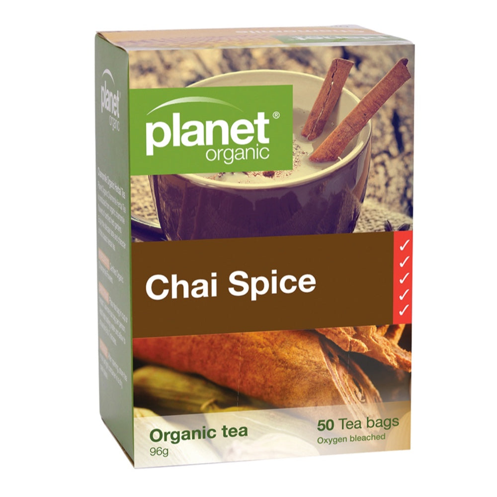 Planet Organic Chai Tea 50 Bags