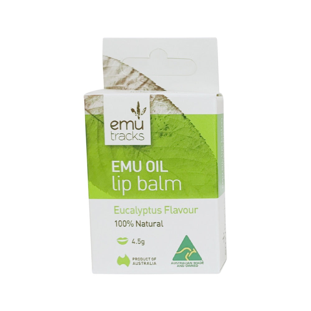 EMU TRACKS Emu Oil Lip Balm 4.5g Orange — Australian Organic Products