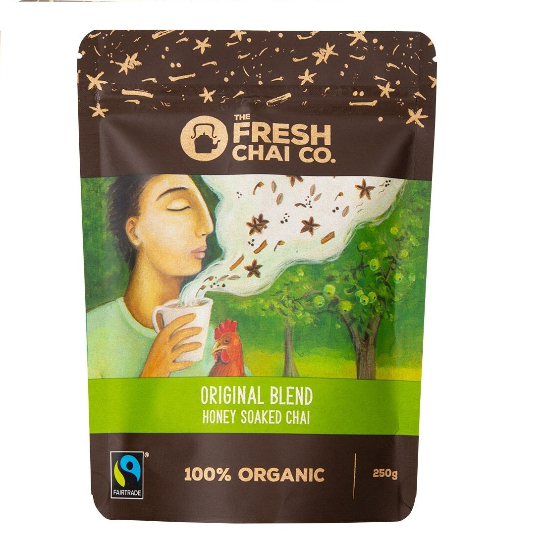 THE FRESH CHAI CO. Original Blend Honey Soaked Chai 250g — Australian ...