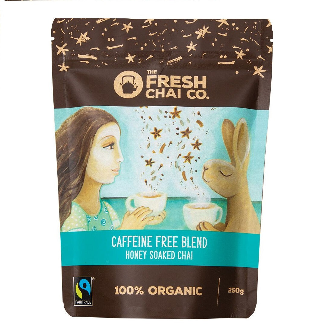 THE FRESH CHAI CO. Caffeine Free Blend Honey Soaked Chai 250g