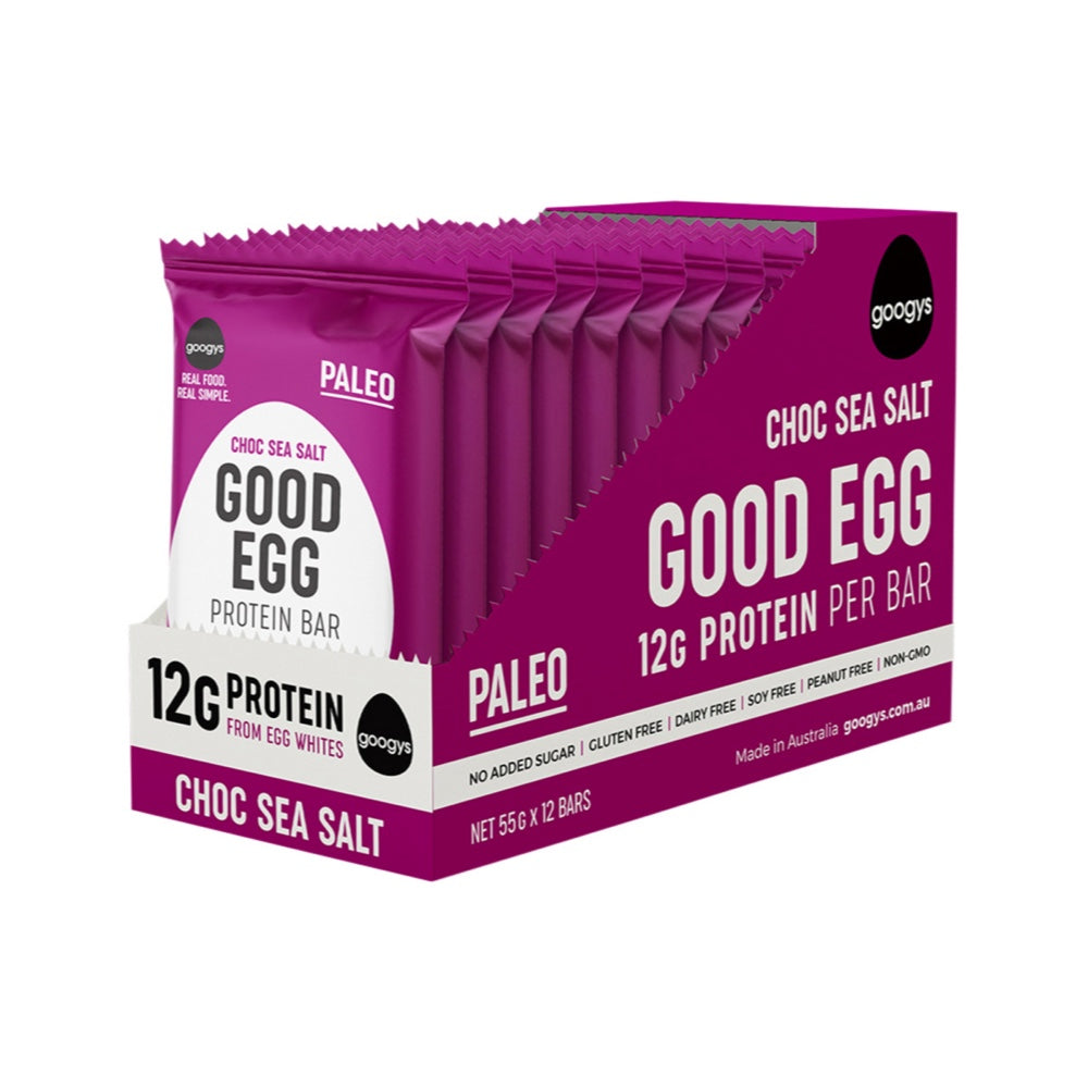 GOOGYS Good Fat Protein Bar 45g x 12 Display Blueberry — Australian ...