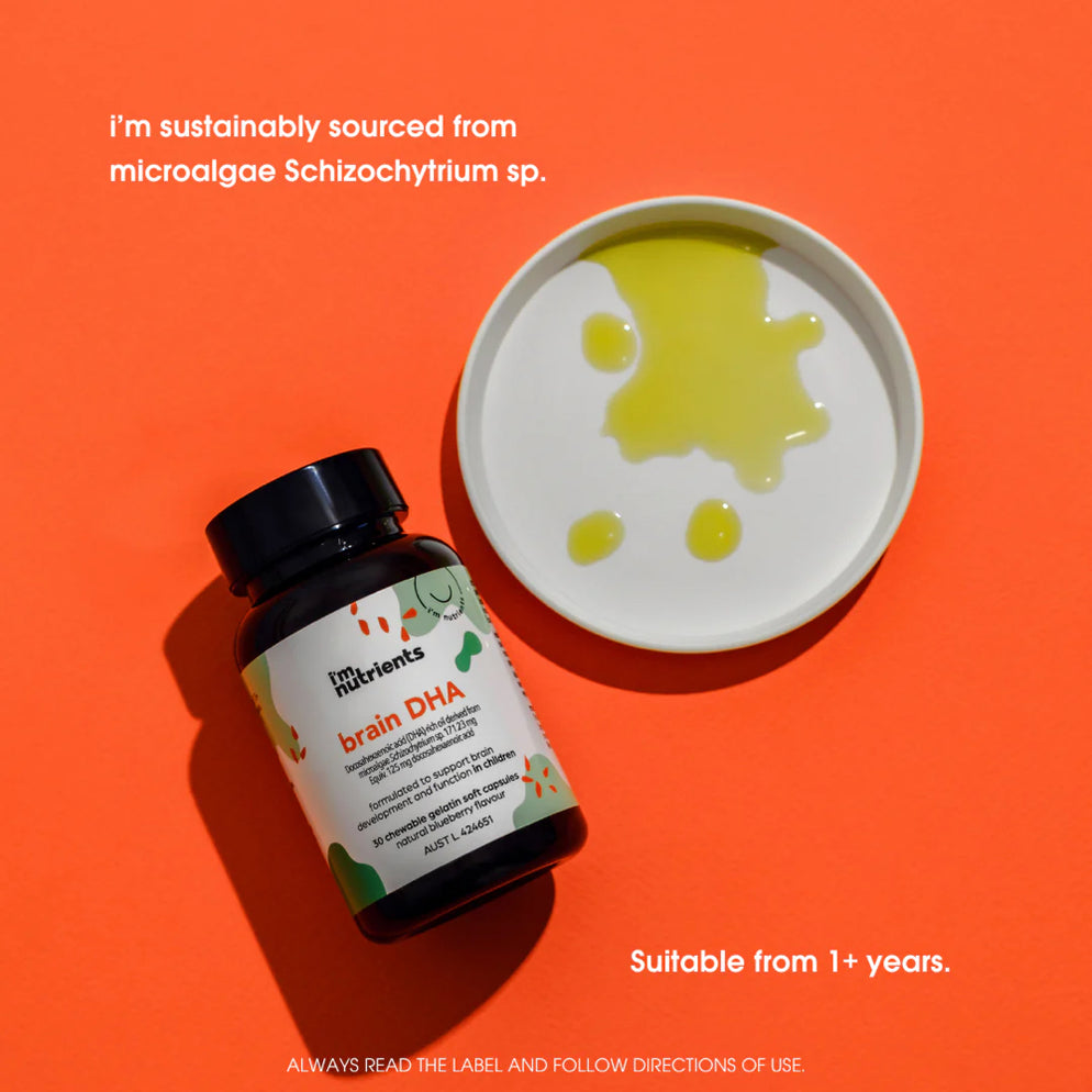I'M NUTRIENTS Brain DHA Chewable (Blueberry) 60c