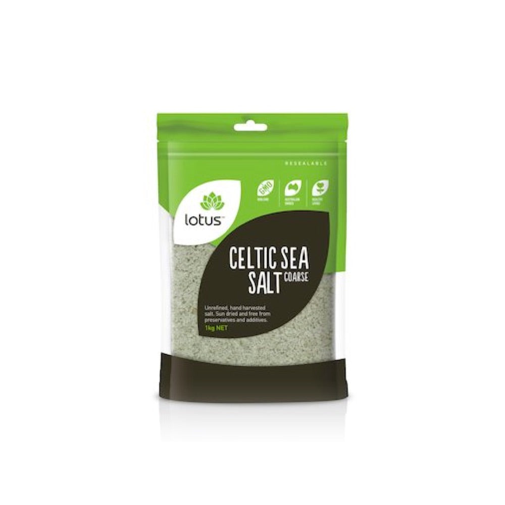 Lotus Celtic Salt Coarse 1kg — Australian Organic Products