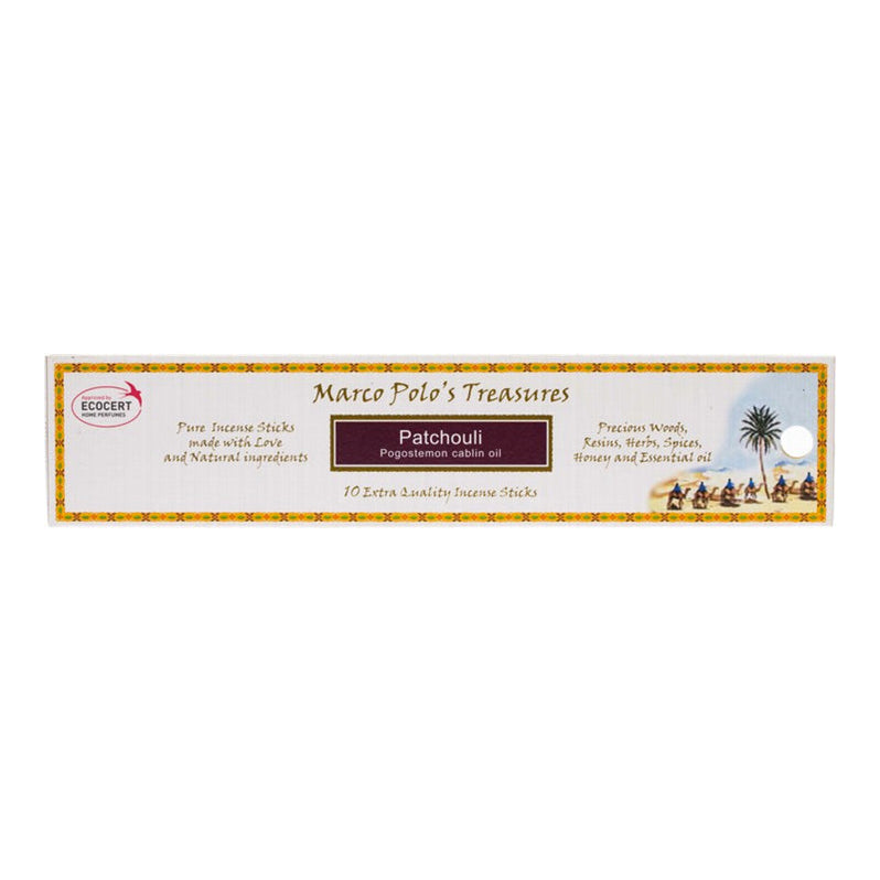 Marco Polo's Treasures 10Pk Incense Sticks Patchouli