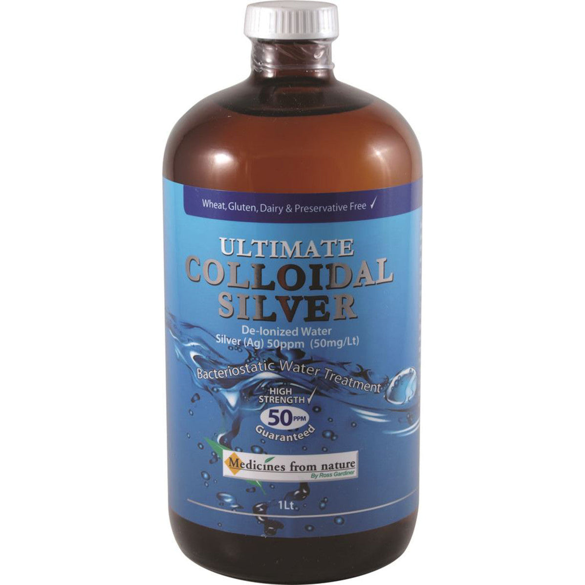 Medicines From Nature Ultimate Colloidal Silver 50ppm 1L — Australian ...