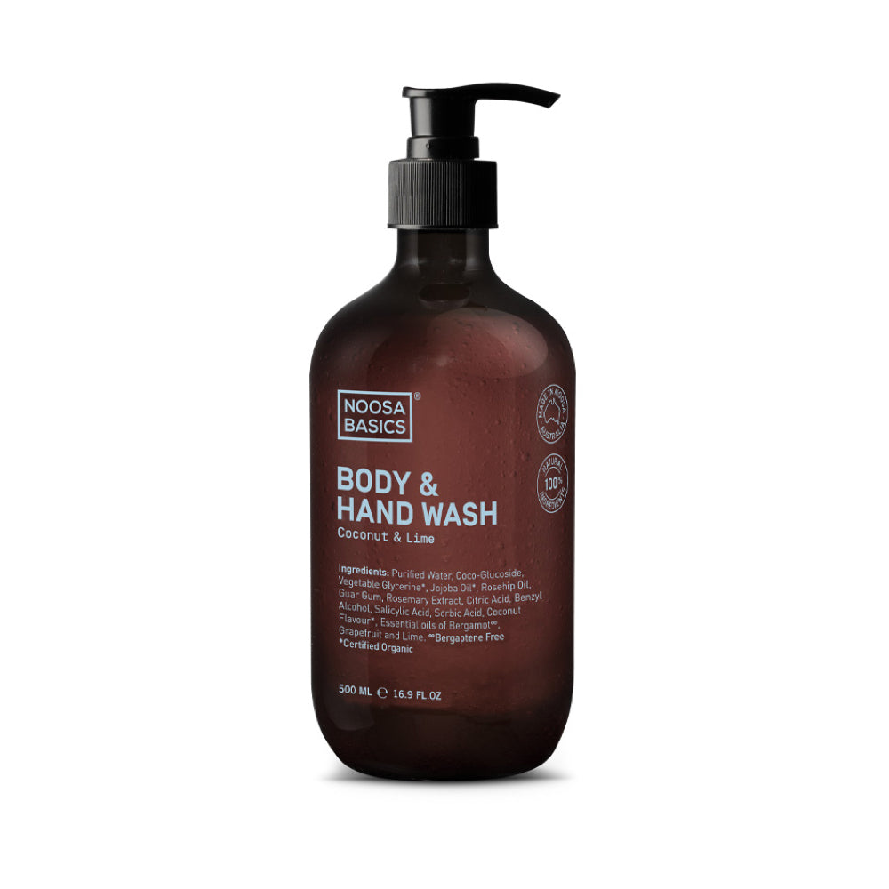 NOOSA BASICS Body & Hand Wash - Coconut & Lime 500ml
