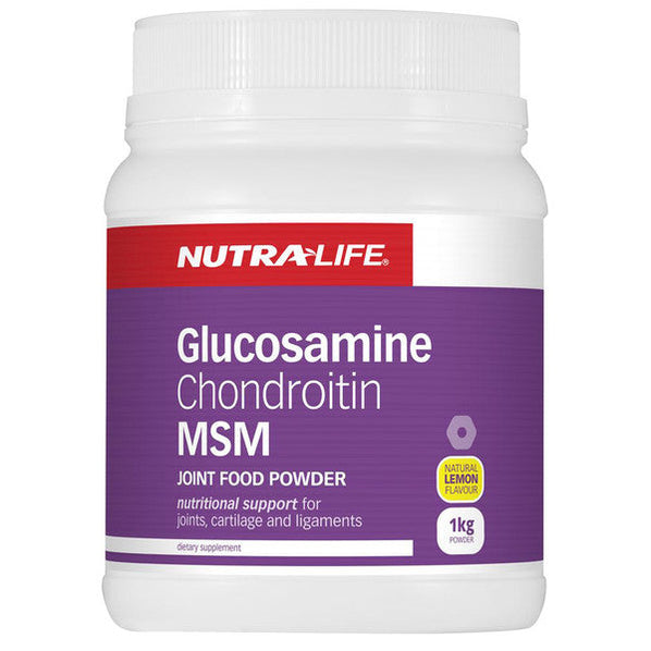 NutraLife Oral Powder Lemon Flavoured Joint Formula + MSM 1kg