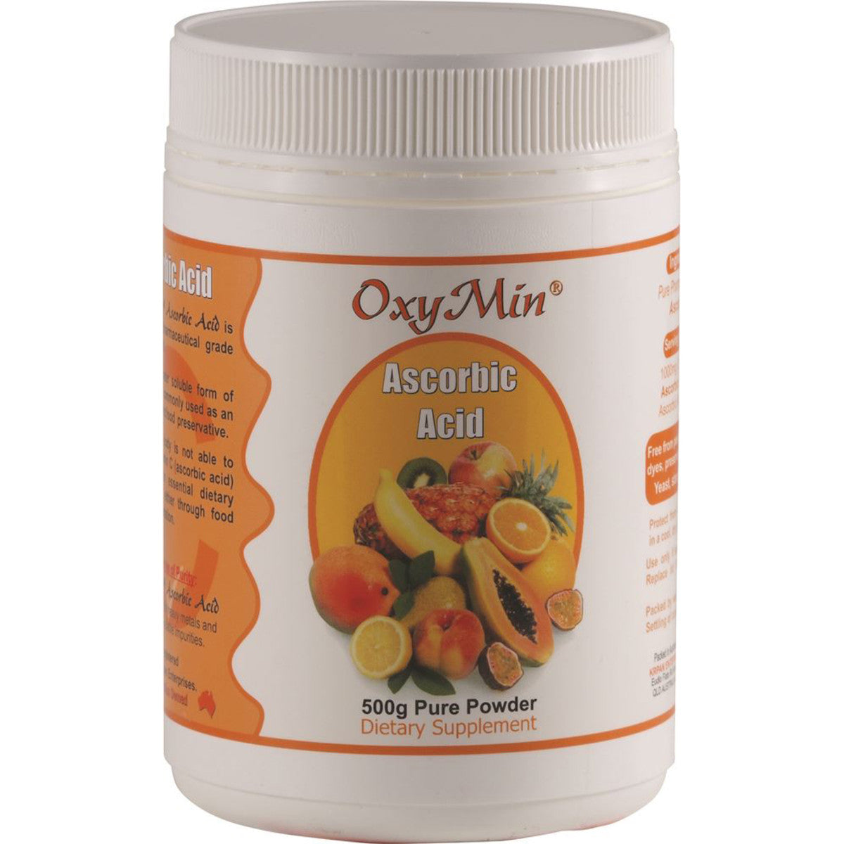 OXYMIN Ascorbic Acid 500g — Australian Organic Products