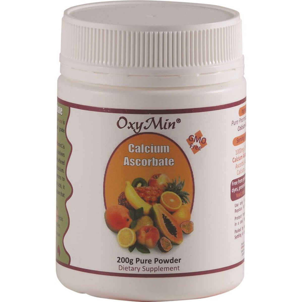 OXYMIN Calcium Ascorbate 200g — Australian Organic Products