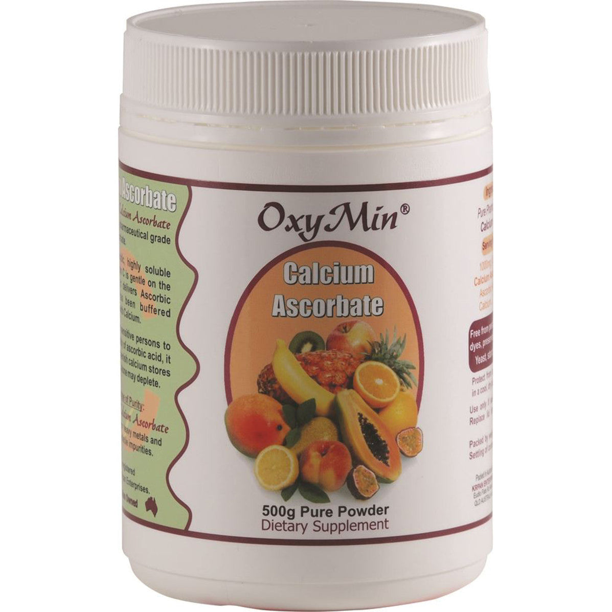 OXYMIN Calcium Ascorbate 500g — Australian Organic Products
