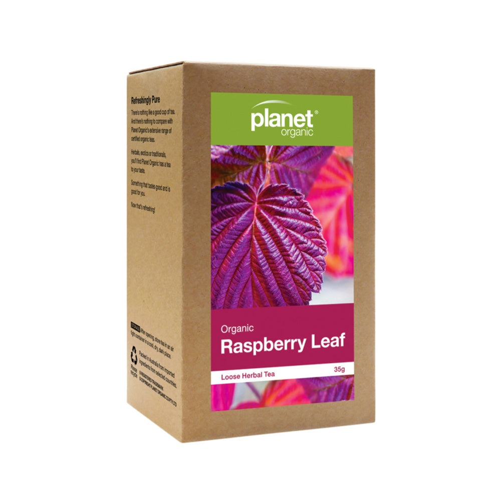 PLANET ORGANIC Raspberry Leaf Loose Leaf Tea 35g 1 Pack — Australian ...