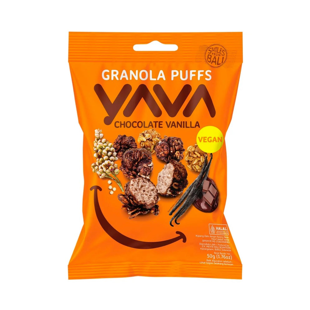Yava Granola Puffs Chocolate Vanilla 50g