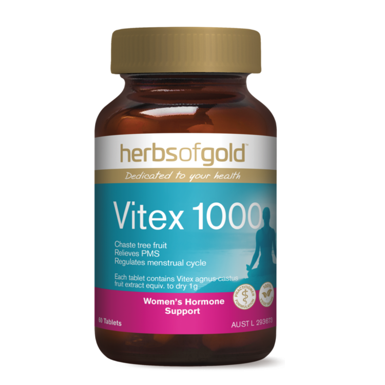 Herbs of Gold Vitex 1000 60 Tabs