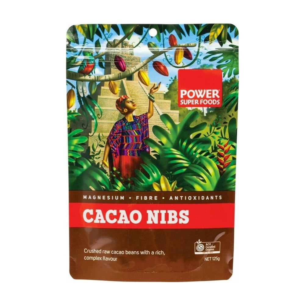 POWER SUPER FOODS Cacao Power Organic Cacao Nibs 125g — Australian ...