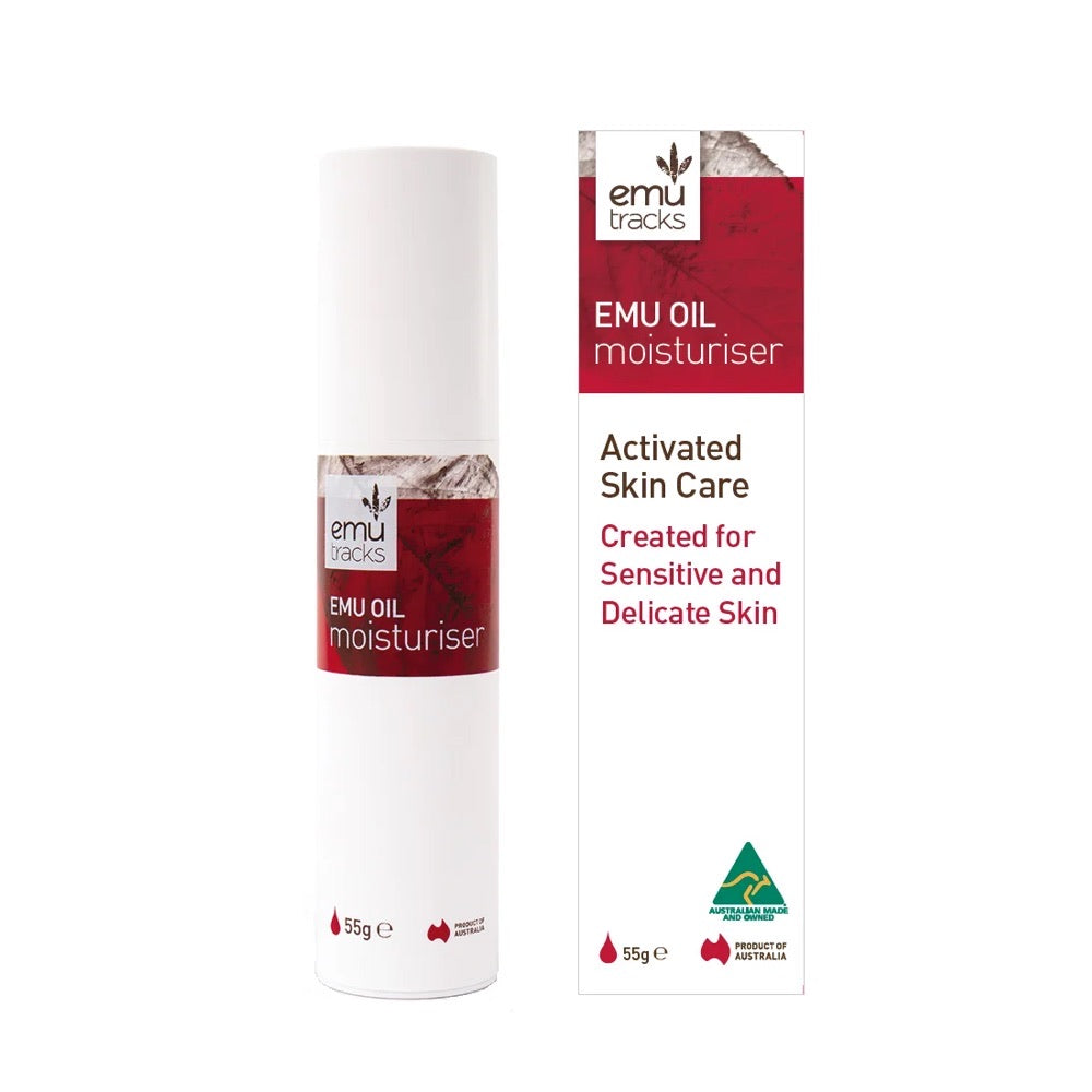 Emu Tracks Emu Oil Moisturiser (Activated Skin Care for Sensitive & De