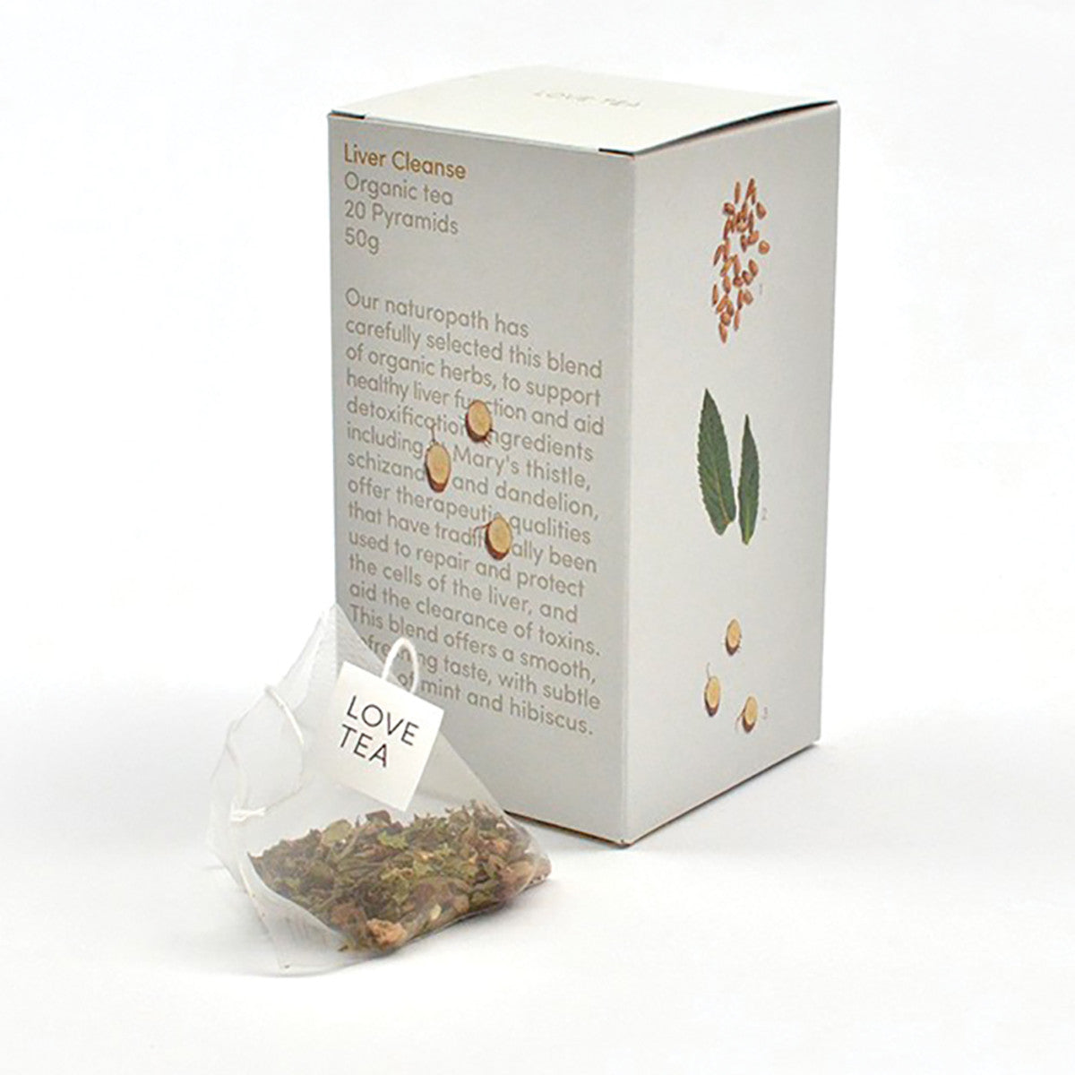 Love Tea Organic Liver Cleanse Tea x 20 Pyramids — Australian Organic ...